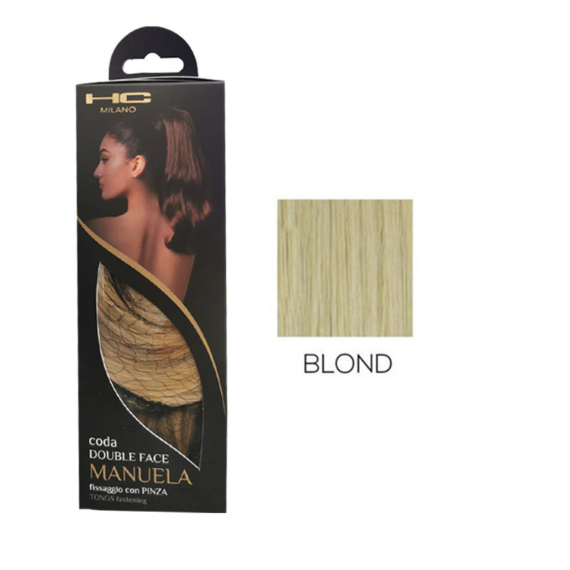 HC MILANO Coda Double Face Manuela Fissaggio Con Pinza BLOND – Capelli ...