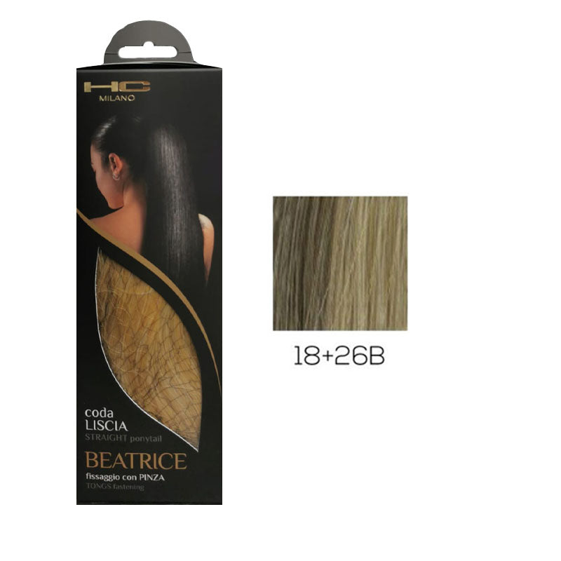 HC MILANO Coda Liscia Beatrice Fissaggio Con Pinza Colore 18+26B ...
