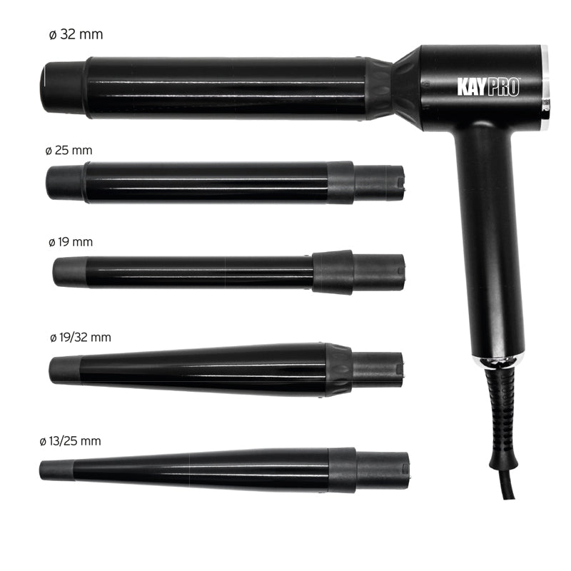 KEPRO WORLD Curls Set Arricciacapelli Professionale 5 In 1 – Capelli ...