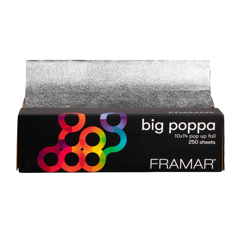FRAMAR Big Poppa Pop Up Foil Silver 10x14cm 250 Fogli – Capelli Monelli